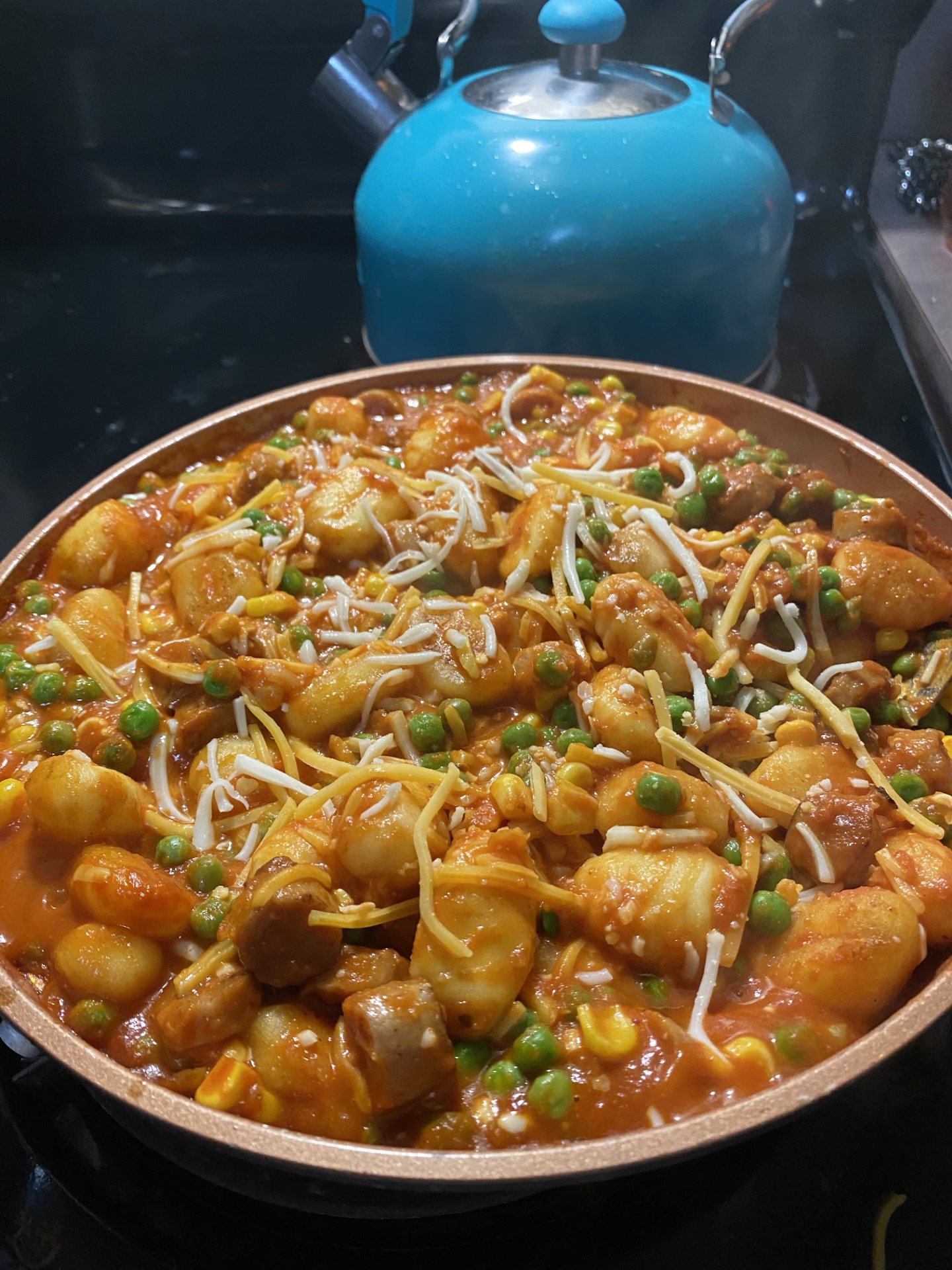 Quick and Easy Saucy Gnocchi with Vegetables – Sticky Mifan